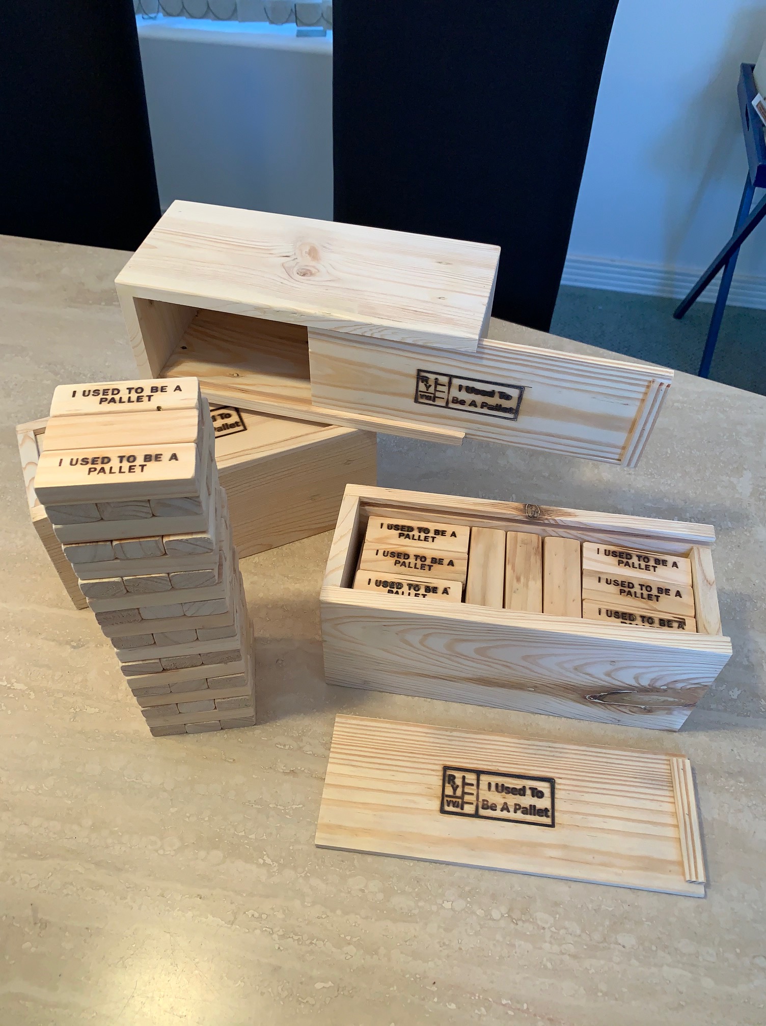P407 – Jenga and P408 Jenga Storage Box – I Used to be a Pallet